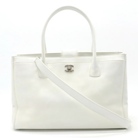 CHANEL | Bags | Chanel Executive Line Coco Mark Tote Bag Handbag ...